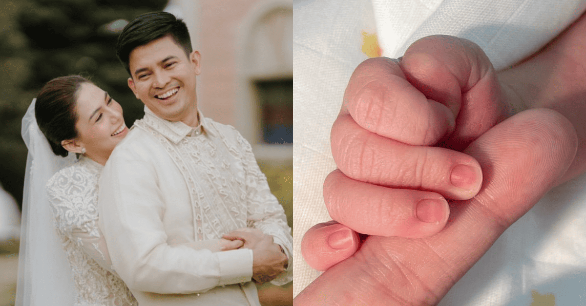 ‘Our greatest blessing’: Vickie Rushton and Jason Abalos welcome first ...
