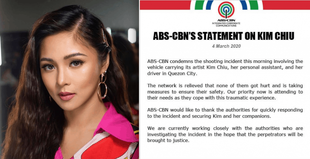 ABS-CBN condemns shooting incident involving Kim Chiu - Latest Chika