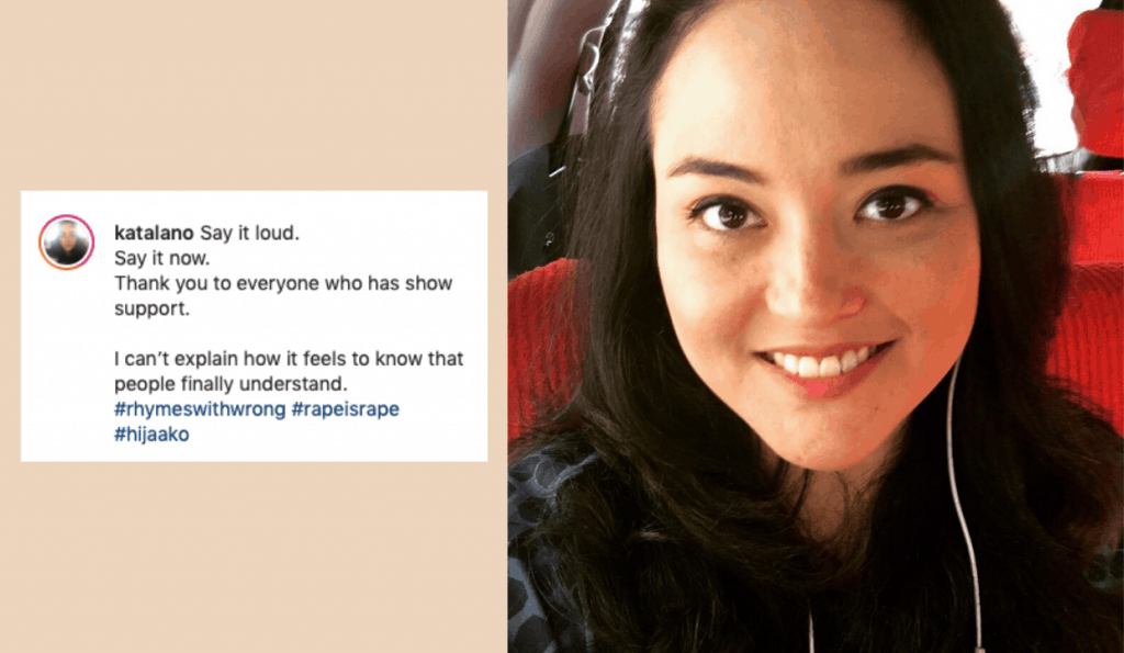 Kat Alano thanks supporters after speaking up on alleged rape by 'still ...