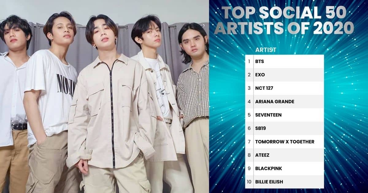 SB19 is the only Filipino in Billboard's top Social 50 artists of 2020 ...