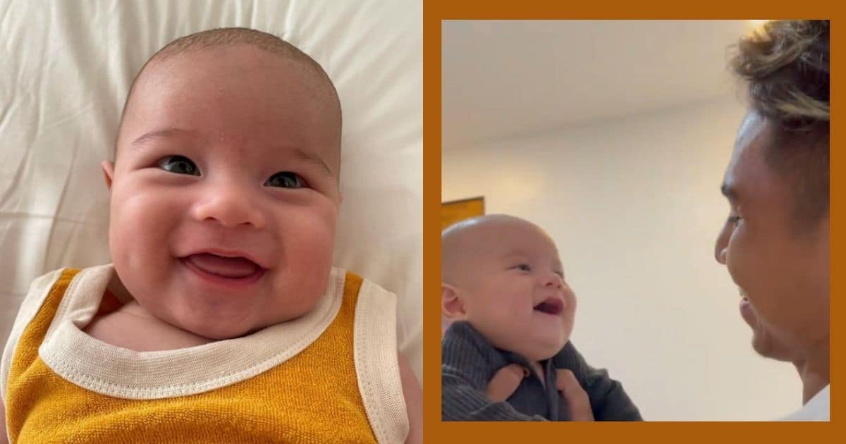 WATCH: Andi Eigenmann, Philmar Alipayo share baby Koa's 'first LOL ...