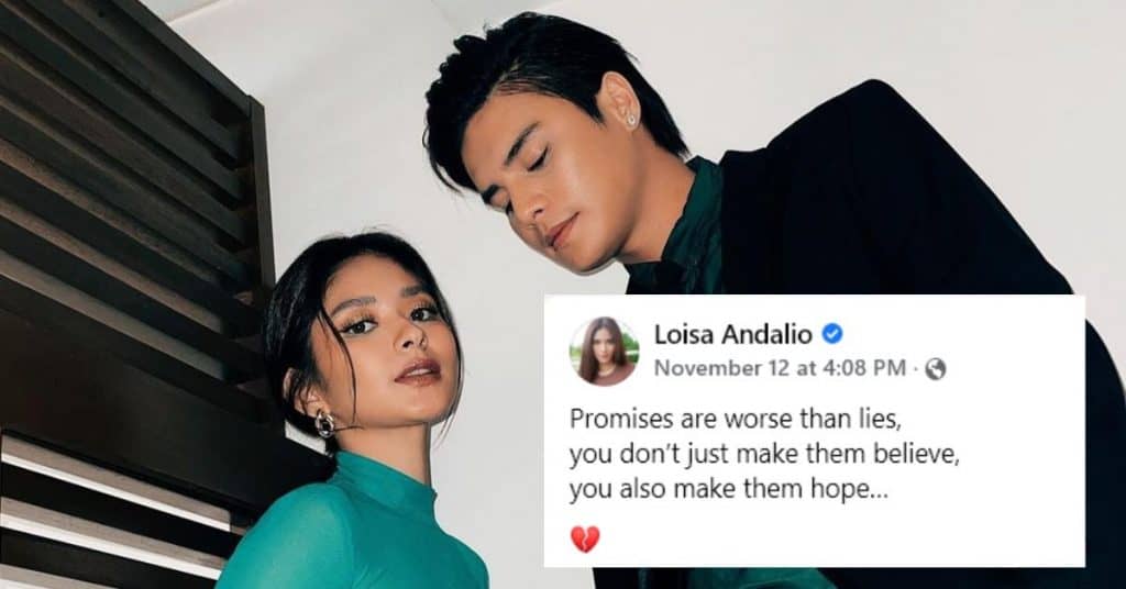 Loisa Andalio’s cryptic tweet sparks breakup rumors with Ronnie Alonte ...