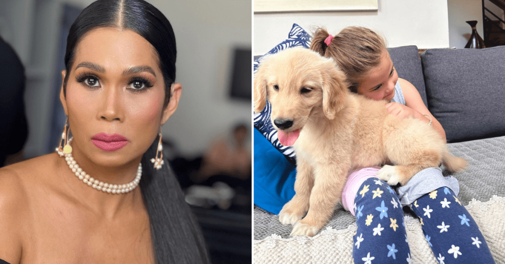Pokwang gifts daughter Malia with super cute puppy on 5th birthday ...