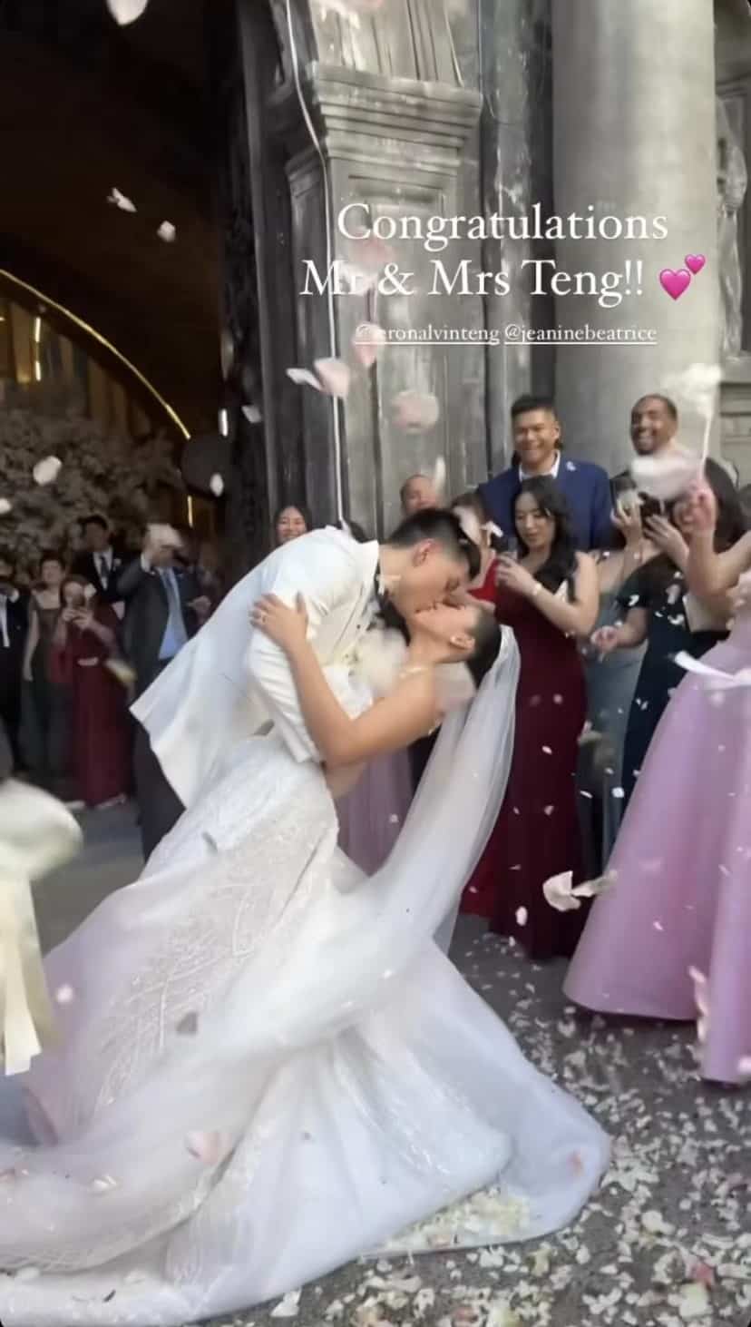 Jeron Teng marries longtime partner Jeanine Tsoi - Latest Chika