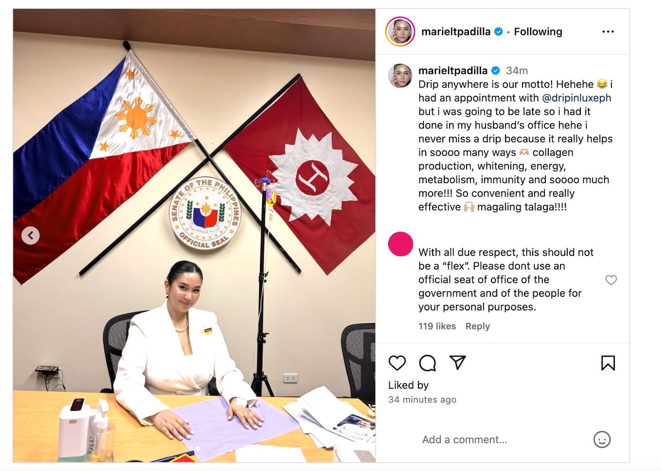 Mariel Rodriguez draws flak for flexing IV drip in husband Robin ...