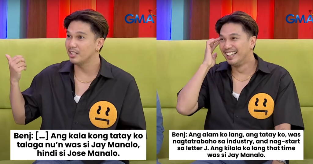 Benj Manalo reveals that he once thought Jay Manalo was his dad ...