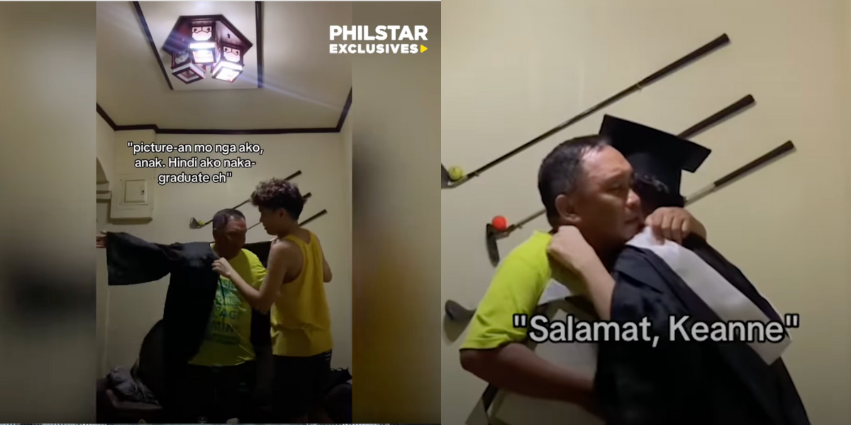 ‘Frustration ko talaga hindi kasi ako naka-graduate': Father gets ...