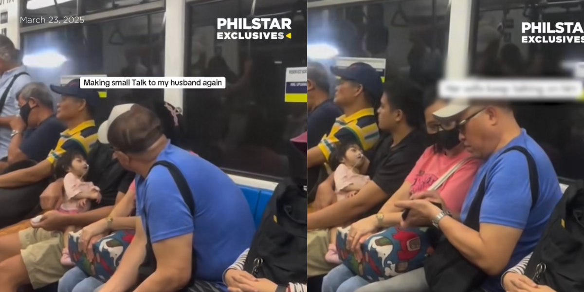 Couple shares how a good samaritan showed kindness while commuting with ...