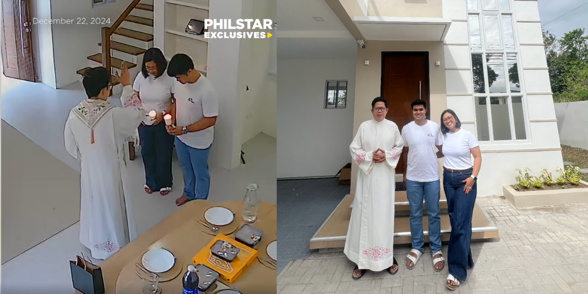 Couple shares reaction of supportive priest during their super intimate house blessing: ‘Wala ...
