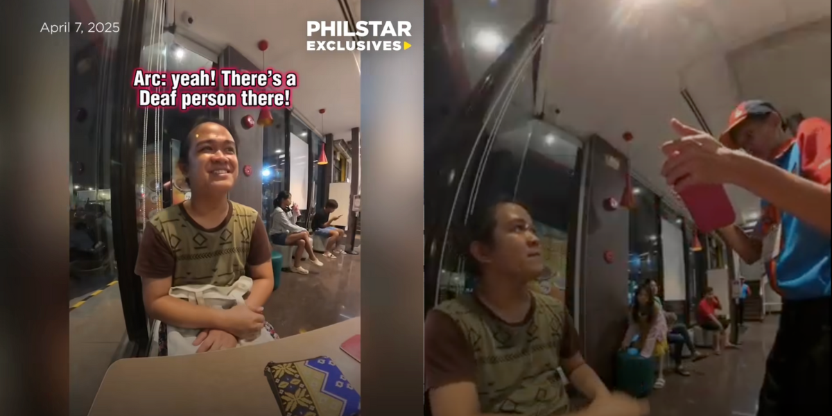 Deaf content creator couldn’t hide happiness when he spotted a fellow ...