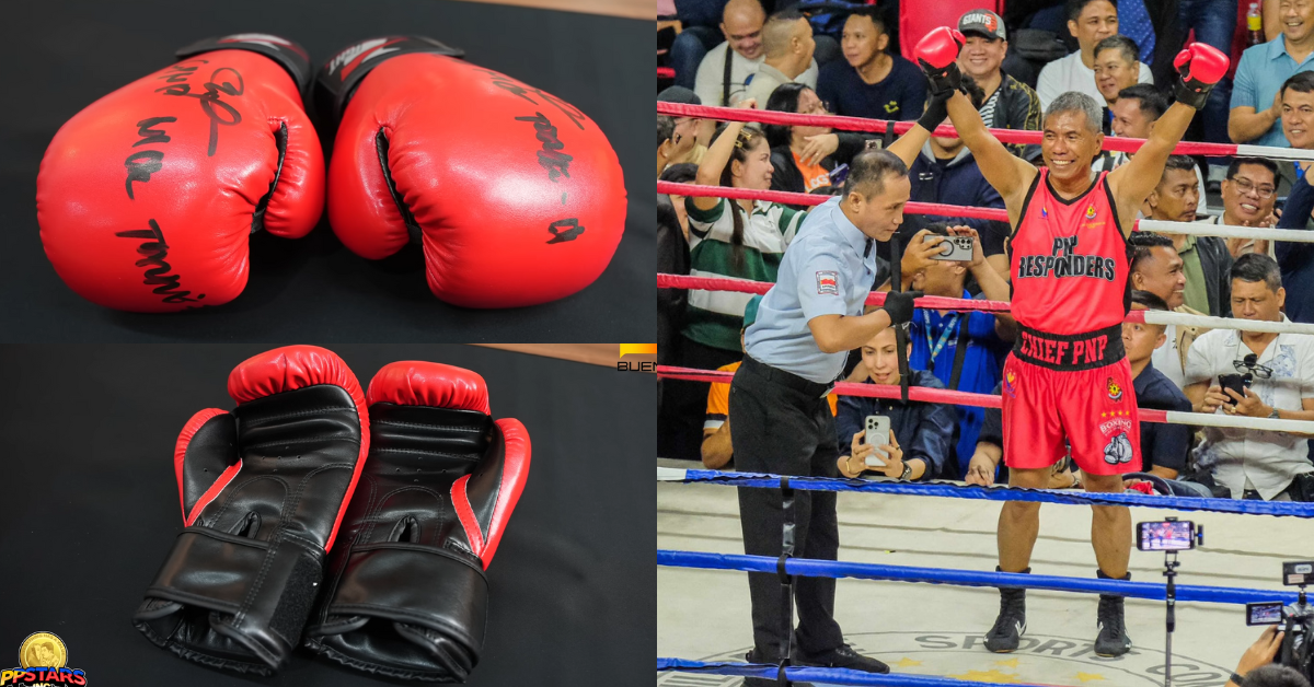 'Historic' boxing gloves of former PNP chief Gen. Nicolas Torre from ...