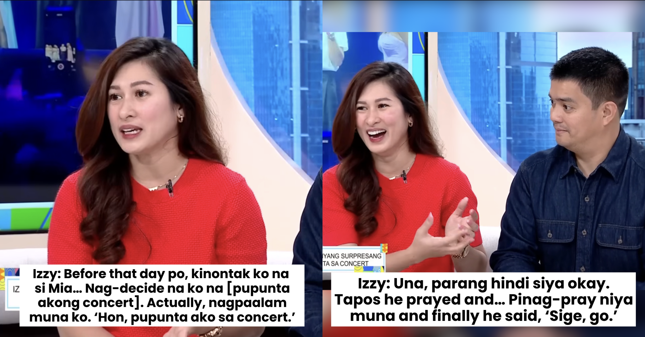 Izzy Trazona says she asked husband Alvin Aragon for permission before ...