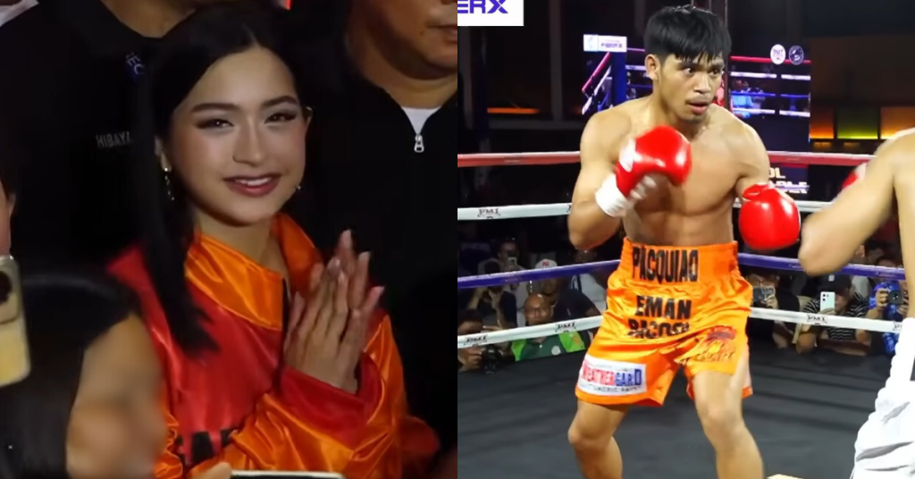 Eman Pacquiao on Jillian Ward's presence during his boxing match: 'Lalo ...